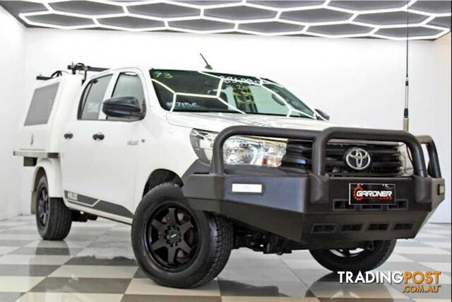 2016 TOYOTA HILUX WORKMATE DUAL CAB GUN122R UTILITY