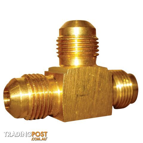 SAE All Male 3 Way Tee Connector 3 8