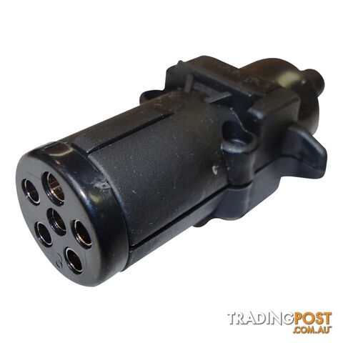 Narva Trailer Plug 6 Pin Small Round Plastic