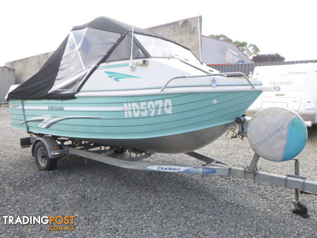 BROOKER 5 25M CUDDY WITH 70HP 4 STROKE YAMAHA AND DUNBIER BRAKED TRAILER