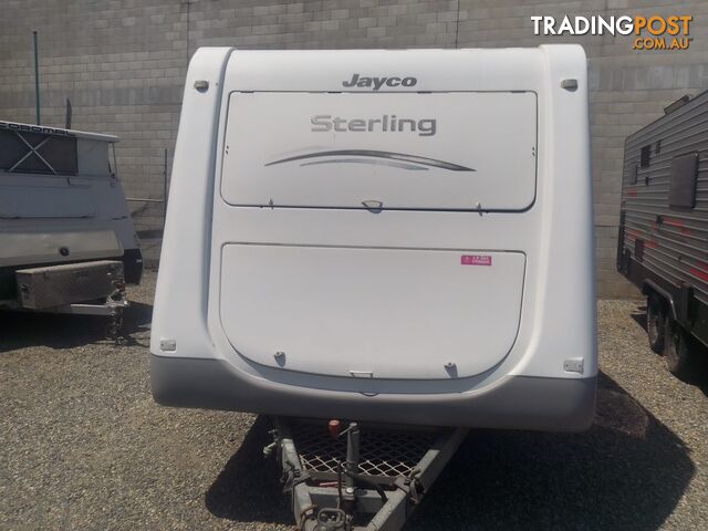 USED 2013 JAYCO STERLING 25FT SLIDE A SIDE DUAL AXLE TOURING CARAVAN