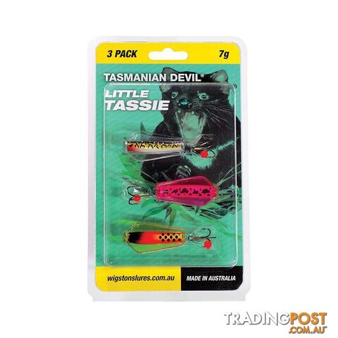 Wigston Little Tassie Lures 3 Pack