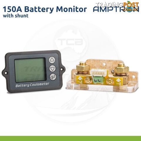 Amptron 100A 150A Lithium Lead Acid AGM GEL Deep Cycle Battery Monitor ...