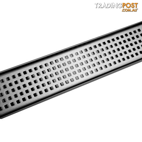 Square Stainless Steel Shower Grate Drain Floor Bathroom 800mm