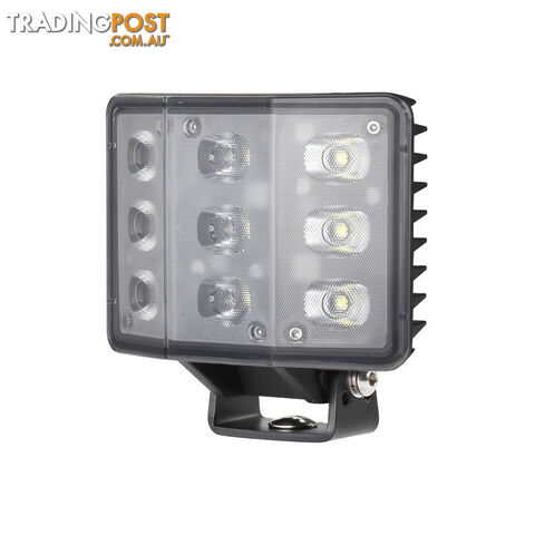 LV LED Work Light 9 36V Ultra Wide Flood Beam Curved 90W SKU LV9133