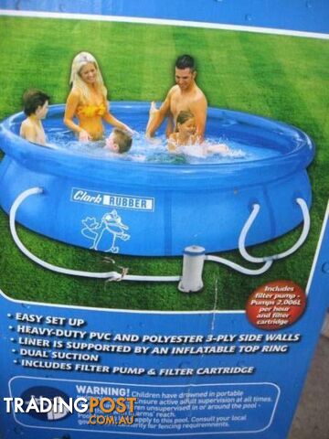 POOL PUMP AS NEW CONDITION CLARK RUBBER