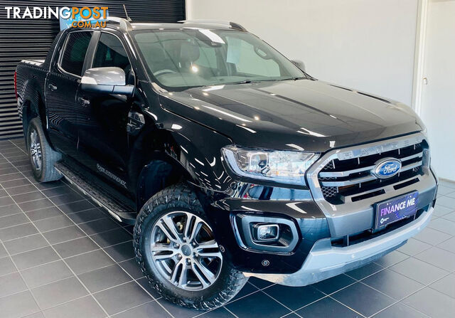 2022 FORD RANGER WILDTRAK SHADOW BLACK UTE