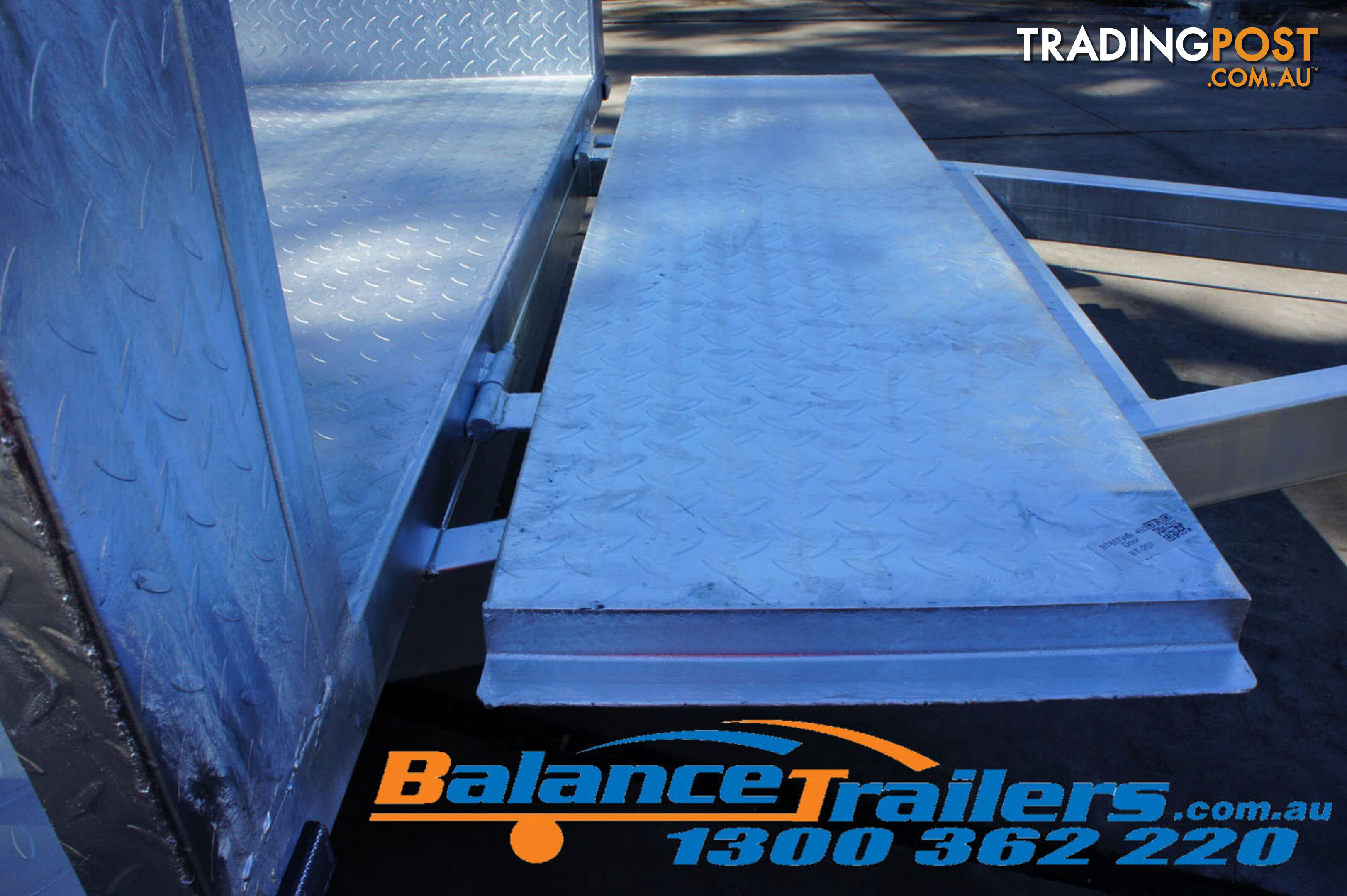 8A 5 HEAVY DUTY FULLY WELDED TANDEM WITH 450MM HIGH SIDE ATM 3200KG