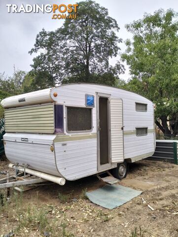 1970 something vintage caravan