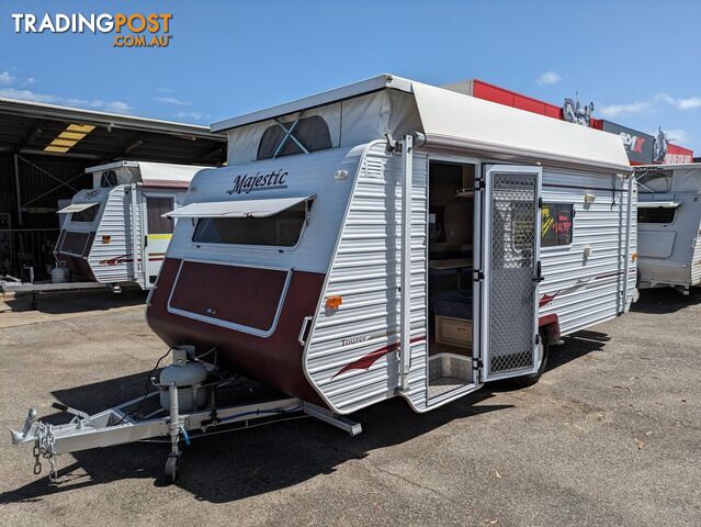 2004 17FT MAJESTIC TOURER POP TOP CARAVAN