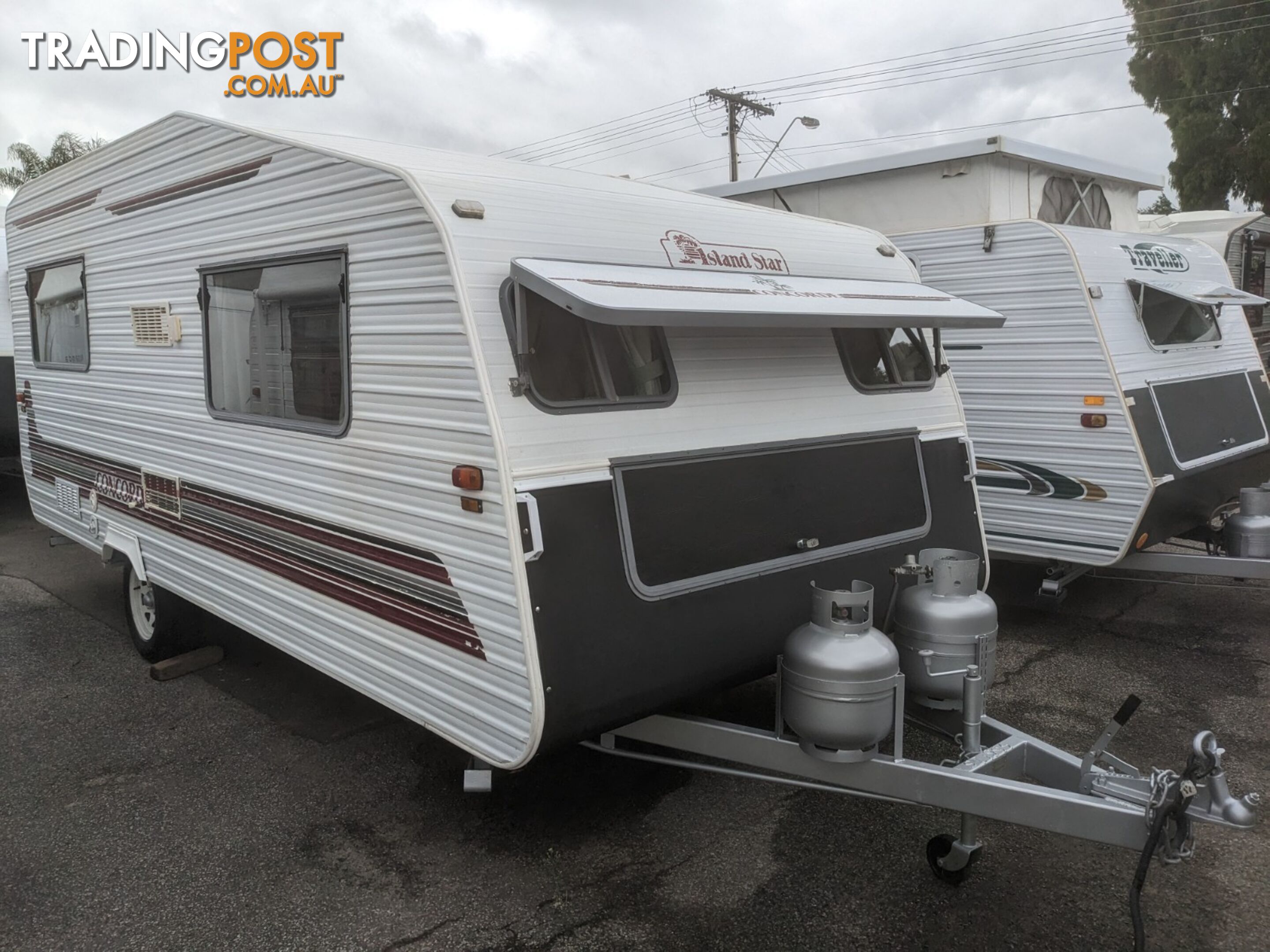 1998 17FT ISLAND STAR CONCORDE CARAVAN