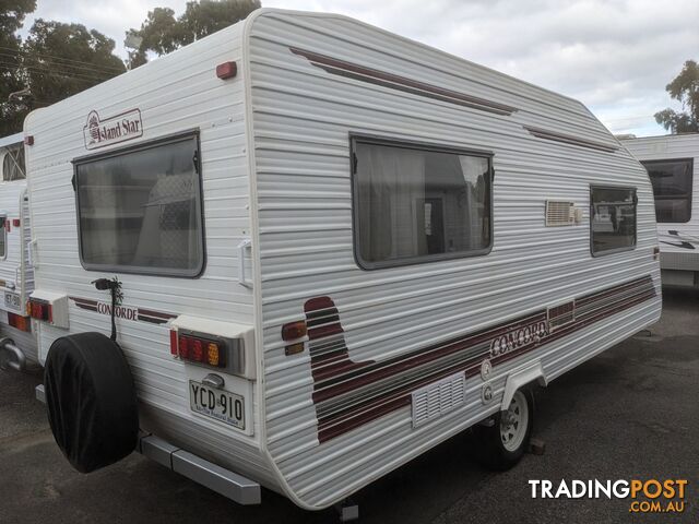 1998 17FT ISLAND STAR CONCORDE CARAVAN