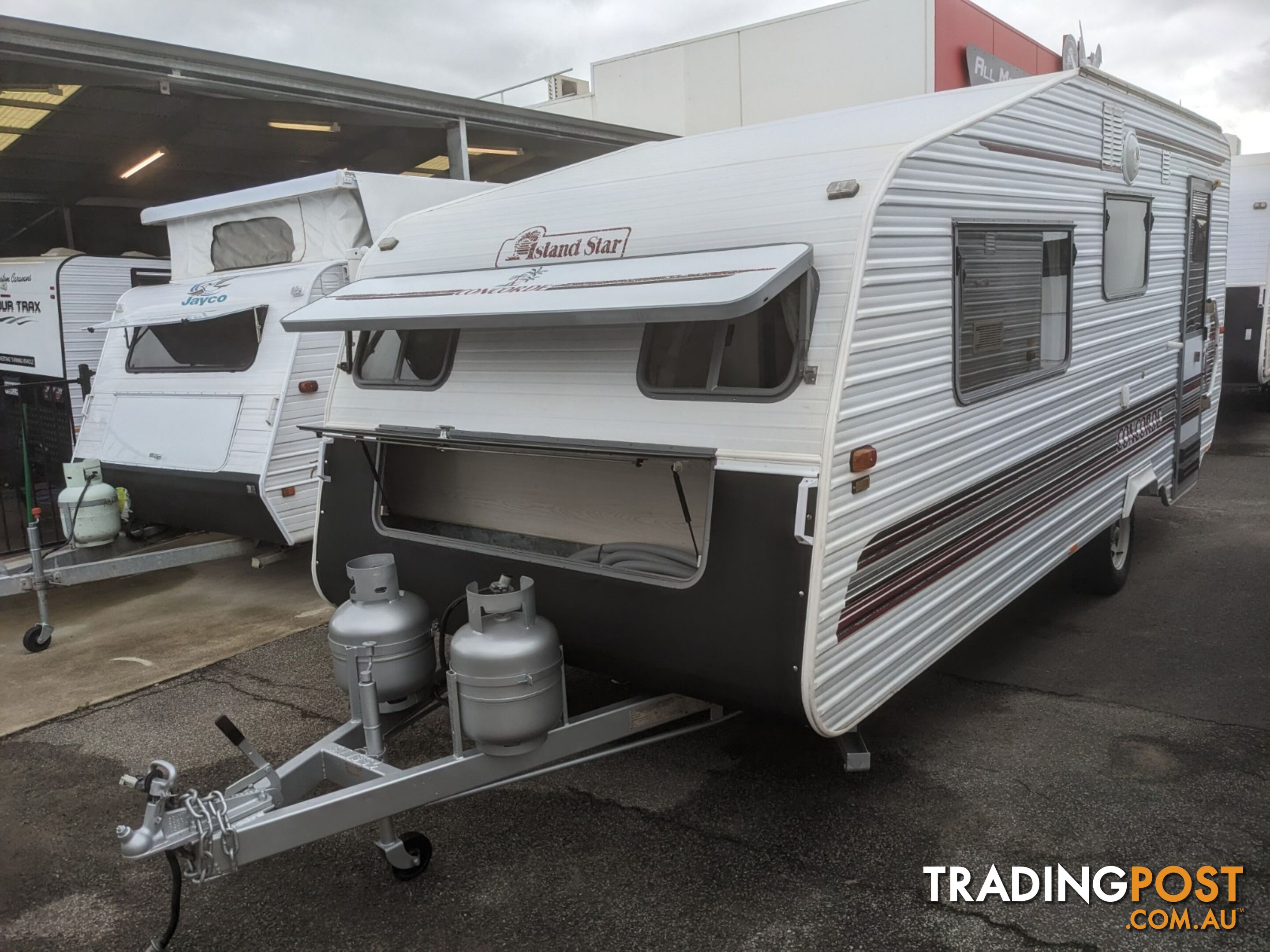 1998 17FT ISLAND STAR CONCORDE CARAVAN