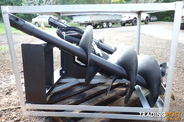 New Auger Kit Skid Steer Track Loader Tractor
