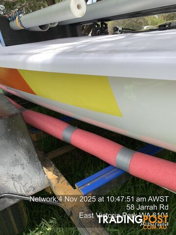 Laser ILCA 7 Sail No 220309 Built 2022 Race Ready Price Reduced to sell