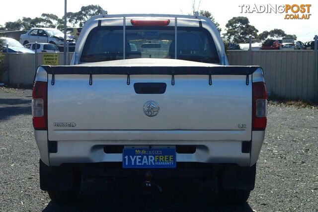 2003 HOLDEN RODEO LX RA UTE TRAY 4 DOORS 5 SEATS
