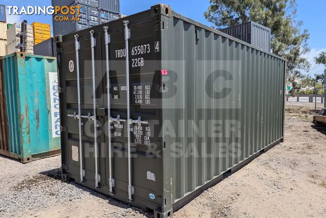 20 STANDARD HEIGHT SHIPPING CONTAINER