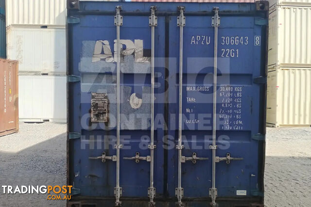 20 STANDARD HEIGHT SHIPPING CONTAINER