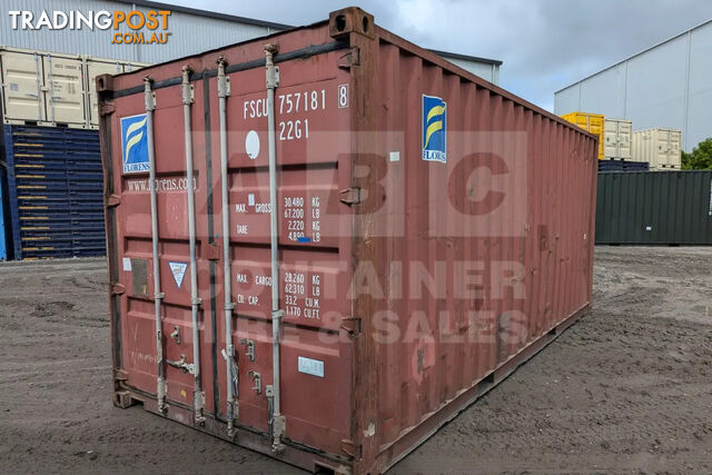 20 STANDARD HEIGHT SHIPPING CONTAINER in Brisbane