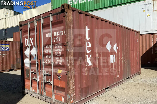 20 STANDARD HEIGHT SHIPPING CONTAINER in Toowoomba
