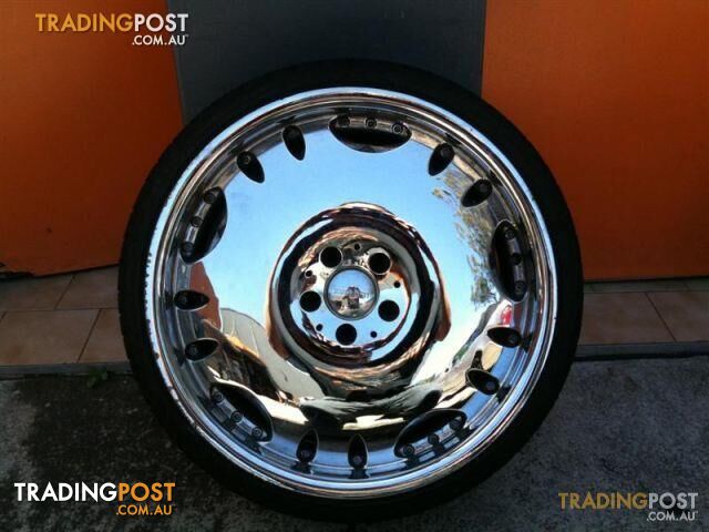 ZENETTI HEIR 20 INCH CHROME ALLOY WHEELS