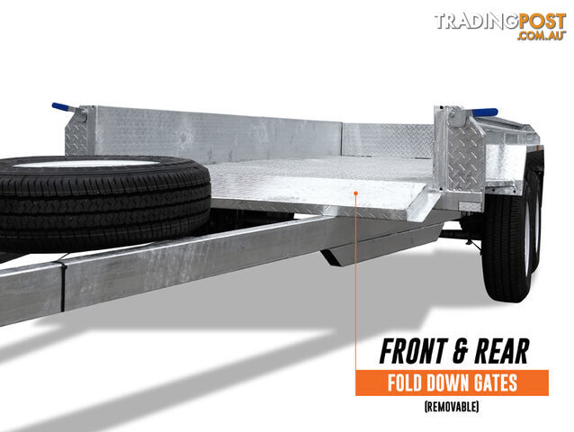 10x6 Premium Tandem Box Trailer Fully Welded Galvanised high sides