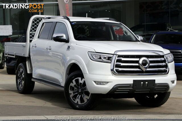 2023 GWM UTE CANNON L 4X4 NPW DUAL CAB CHASSIS TRAY