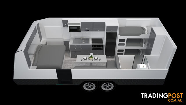 RAZOR 175 SINGLE AXLE CARAVAN
