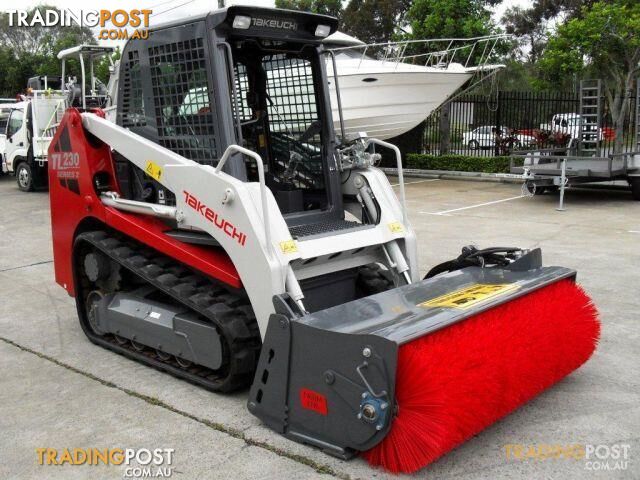 1800mm Open Mouth 4 IN 1 Bucket Broom suit Takeuchi